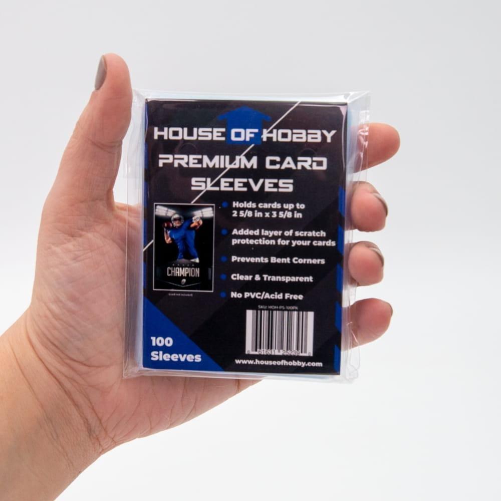 Premium Trading Card Sleeves - 100 Pack – The House of Hobby